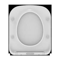 China Sunten SU029 European Urea Toilet Seat Slim White Soft Close 432mmx362mm for WC for sale