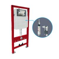 China Wall Hung Concealed Cistern 6/3L Dual Flush Adjustable to 4.5/3L Water Saving Toilet with CE Certified Flush Valves for sale