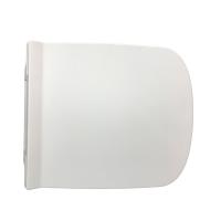 China UF Urea Toilet Seat Cover Soft Close 424x352mm Stainless Steel 304 Hinges Rust Resistant Square for sale