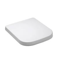 China Waterproof Thermoset Square Toilet Seat Cover Soft Close 444mm 370mm Urea Material for sale