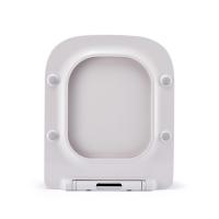 China Super Slim Square Soft Close UF Duroplast WC Toilet Seat 424mm 352mm for sale