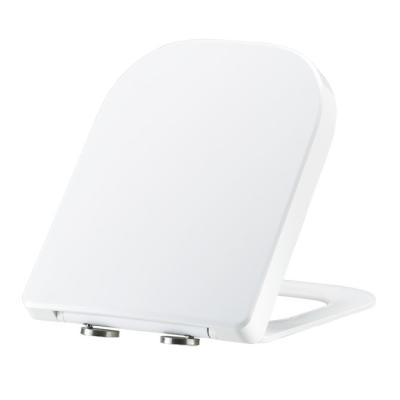 China Urea Toilet Seat Soft Close Quick Release Square Shape 434x346mm for sale