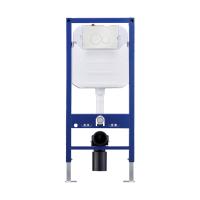China Ceramic One Piece Wall Hung Toilet Bowl Dual Flush 4.5L/3L Concealed Cistern CE Certified for sale