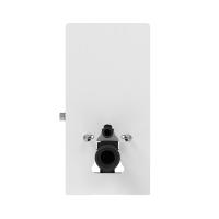 China Dual Flush Concealed Cistern CE Certified Glass Upper Water Toilet Back to Wall Design 3L 6L for sale