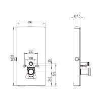 China Dual Flush Concealed Cistern CE Certified Glass Upper Water Toilet Back to Wall Design 5 Year Warranty for sale