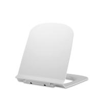 China Urea Soft Close Toilet Seat Square Shape Quick Release 433x375mm for Hotel Bathroom for sale