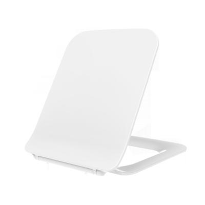 China Square Duroplast UF Toilet Seat Cover Soft Close Quick Release 469mm 367mm for sale