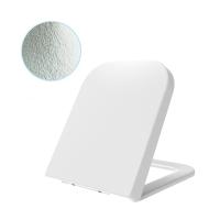China European Standard Square Duroplast Soft Close Quick Release Toilet Seat 445mm 360mm for sale