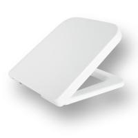 China Square Soft Close Toilet Seat Cover UF Duroplast Anti-Microbial Quick Fit 448x376mm for sale