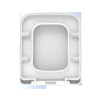 China Square Soft Close Toilet Seat Cover UF Duroplast Anti-Microbial Quick Fit 448x376mm for sale