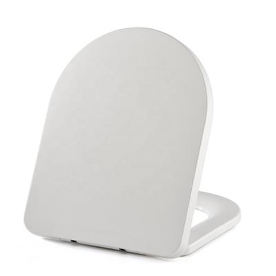 China Sunten D Shape Urea Toilet Seat Cover 449mm x 360mm Slow Close Soft Close for sale