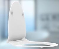 China V Shape Urea Soft Close Toilet Seat 421mm 360mm Slow Close WC Seat for Middle East Europe for sale