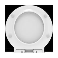 China Urea Soft Close Toilet Seat Cover SU026 Slim Round Shape 405mm 401mm for sale