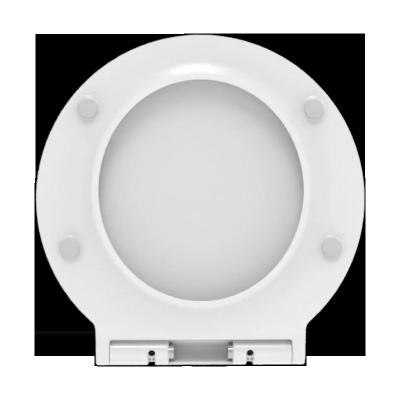 China Urea Soft Close Toilet Seat Cover SU026 Slim Round Shape 405mm 401mm for sale