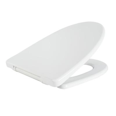 China Xiamen Sunten V Shape Toilet Seat Cover Urea Plastic Slow Close 430mm 360mm for sale