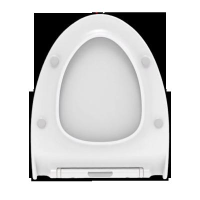 China V Shape UF Toilet Seat Soft Close Top Fix 467mm 389mm Slow Close Toilet Seat for sale