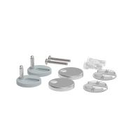 China Toilet Seat Top Hinges Blind Hole Fixings Expanding Rubber Nuts 200 Pairs per Carton for sale