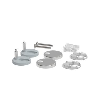 China Toilet Seat Top Hinges Blind Hole Fixings Expanding Rubber Nuts 200 Pairs per Carton for sale