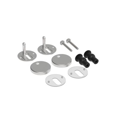 China Top Fixing Toilet Seat Cover Hinges ABS SS304 Nylon Rubber 200 Pairs per Carton for sale