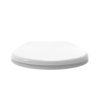 China Round Toilet Seat made by PP material with metal hinges soft close function for sale