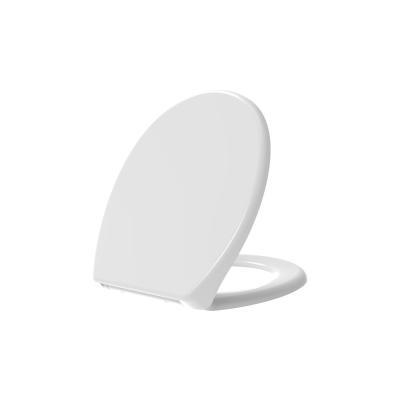 China PP Plastic Toilet Seat Oval Shape 443mm 368mm Slow Close Soft Close European Size for sale