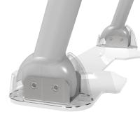 China Sunten SA002 Freestanding Toilet Handrails 566mm Adjustable Safety Armrest for Elderly Disabled Pregnant Bathroom for sale