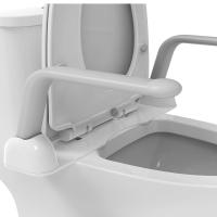 China Adjustable Toilet Grab Bar 566mm Safety Rail for Elderly Handicap Bathroom Support Frame for sale