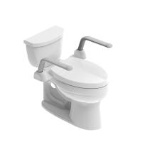 China Elderly Care Toilet Safety Frame with Handrail Grab Bar 566mm x 396mm Stainless Steel for sale