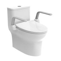 China Freestanding Toilet Support Arms 566mm Grab Bar for Elderly Disabled Bathroom Safety for sale