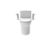 China Freestanding Toilet Support Arms 566mm Grab Bar for Elderly Disabled Bathroom Safety for sale