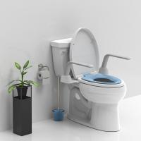 China Folding Disabled Safety Grab Bar 566mm Stainless Steel Toilet Handrail for Bathroom for sale
