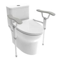 China Sunten Stainless Steel Toilet Grab Bar Folding Adjustable 5.2kg Bathroom Safety Handrail for Elderly for sale