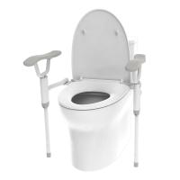 China Sunten Stainless Steel Toilet Grab Bar Folding Adjustable 5.2kg Bathroom Safety Handrail for Elderly for sale
