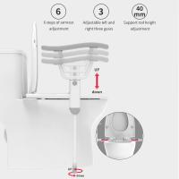 China Sunten Stainless Steel Toilet Grab Bar Folding Adjustable 5.2kg Bathroom Safety Handrail for Elderly for sale