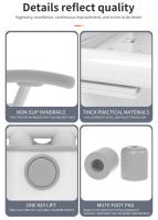 China Sunten Stainless Steel Toilet Grab Bar Folding Adjustable 5.2kg Bathroom Safety Handrail for Elderly for sale