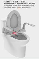 China Aluminum Foldable Toilet Safety Grab Bar 6kg Capacity Heavy Duty Handrail for Elderly for sale