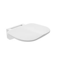 China Wall Mounted UF Folding Shower Seat 400x340mm with Soft Close Function for sale