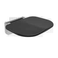 China Folding Shower Seat 400x340mm Soft Close Wall Mounted Bathroom Chair UF Material for sale