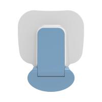 China Waterproof Folding Shower Seat 400x340mm Wall Mounted Soft Close Bathroom Chair for sale