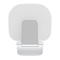 China Wall Mounted Folding Shower Seat 400x340mm Soft Close for Elderly Disabled Bathroom Safety for sale