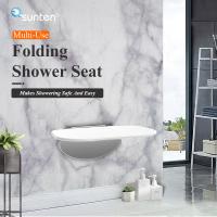 China Folding Shower Seat for Elderly with Soft Close Function 400x340mm Wall Mounted for sale