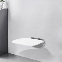 China Wholesale Folding Shower Seat Chair 400x340mm Wall Mounted Soft Close for Elderly Bathroom for sale