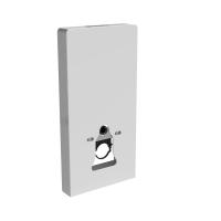 China Sunten HDPE Concealed Cistern Dual Flush 3/6L Glass Panel Square Shape for Hotel for sale