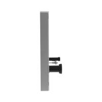 China Sunten HDPE Concealed Cistern Dual Flush 3/6L Glass Panel Square Shape for Hotel for sale