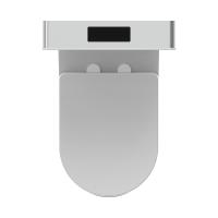 China SH004G Concealed Cistern 1005mm Tempered Glass Toilet Tank Water Saving HDPE for sale