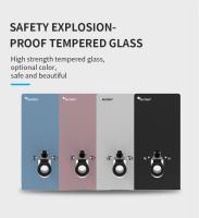China SH004G Premium Dual Flush Concealed Cistern Water Saving Tempered Glass Design for sale