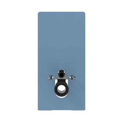 China Sanitary Ware Dual Flush Wall Hung Toilet Tank 1005mm Tempered Glass Cabinet with Cistern for sale