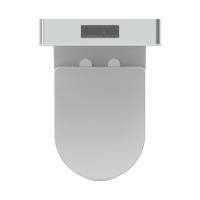China Sanitary Ware Dual Flush Wall Hung Tempering Glass Concealed Cistern for sale