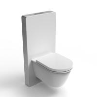 China Wall Hung Cabinet Cistern Toilet Tank 1005mm Tempered Glass HDPE Water Tank for sale