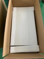 China Back to Wall Concealed Cistern 3/6 L Dual Flush Black Tempered Glass 1005x480x106 mm for sale